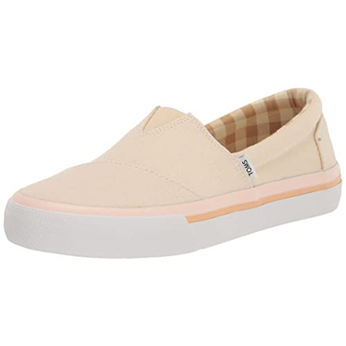 TOMS Women's Fenix Slip-On Sneaker, Beige, 12