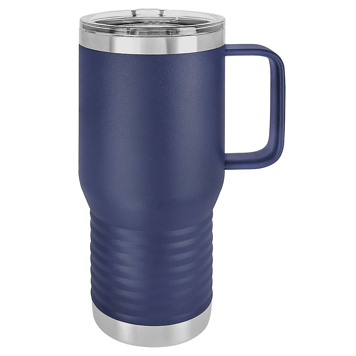 Polar Camel 20 oz. Vacuum Insulated Travel Mug with Slider Lid (Navy Blue)