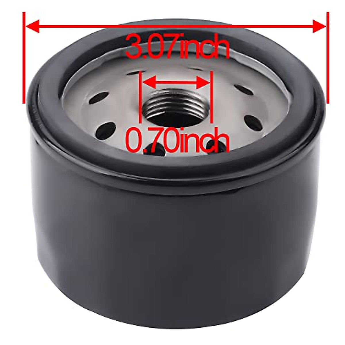 Milttor AM125424 492932 Oil Filter for 492932S 492056 795890 695396 696854 842921 GY20577 Kawasaki 49065-7007 Lawn Mower