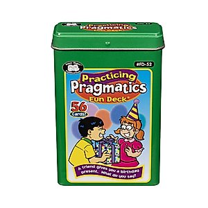 Super Duper Publications | Practicing Pragmatics Fun Deck | Conversation and Social Skills Flash Cards | Educational Learning Materials for Children