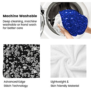 Caichenyz Personalized Cheer Cheerleader Navy Blue Blanket with Name Cheer Gifts 50x60inch Blanket for Teen Child Girls Cheerleader Gifts for Birthday Christmas