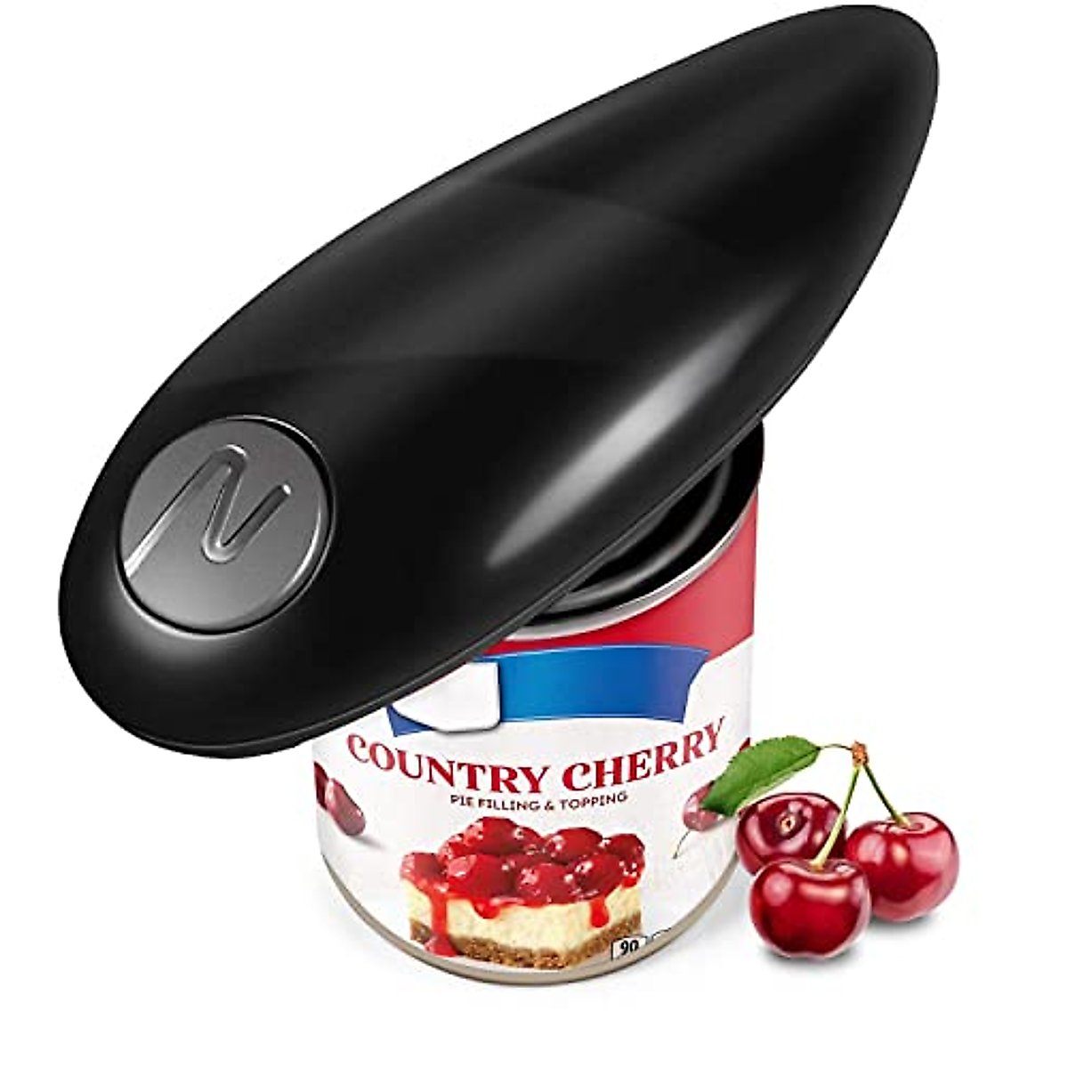 Electric Can Opener, Open Your Cans with A Simple Push of Button, Automatic Can Opener Smooth Edge, Electric Can Openers for Kitchen Arthritis and Seniors, Best Kitchen Gadget for Almost Size Can