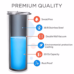 20oz Stainless Steel Tumbler with Lid and Straw,Christmas Gifts for Movie Lovers Skinny Travel Mug Tumbler Cup with Cleaning Brush Movie Fans Gift