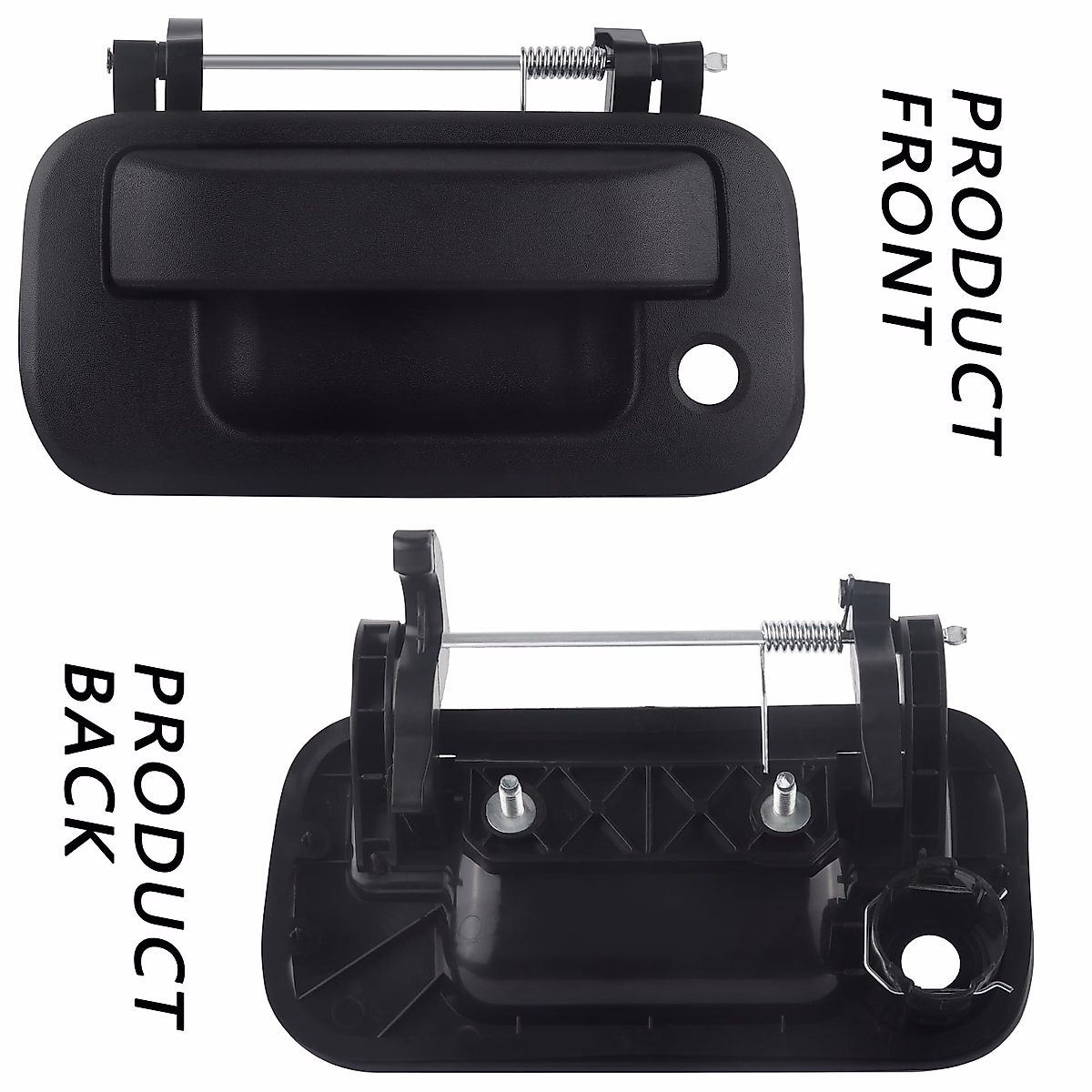 carleef Car Tailgate Handle,One Piece Molding Tailgate Latch Assembly Replaces OEM#79606 8L3Z-9943400-AA,Standard Car Accessories Tailgate Lock Compatible with Lincoln Ford F150 F250 F350