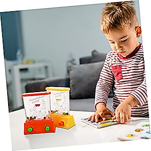 SAFIGLE 4pcs Waterplane Mini Arcade Machine Mini Toys Mini Game Consoles Water Handheld Games Kids Robot Toys Ring Toss Water Ring Toss Toys Decompression Toy Children Toy Child