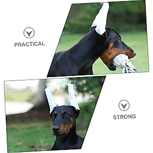 DRESSOOS 10Pcs Dog Ear Support Rods for Puppies Adjustable Ear Standing Accessories with Tapes for Dog Ear Care and Support