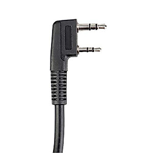 Retevis 2 Pin Walkie Talkie Speaker Microphone with 3.5MM Jack Compatible with Retevis RT22 RT21 RT68 RT19 H-777 RT15 RT22S RT86 RT18 RB18 RT27 RT5R RT1 Baofeng UV-5R BF-F8HP 2 Way Radio(2 Pack)