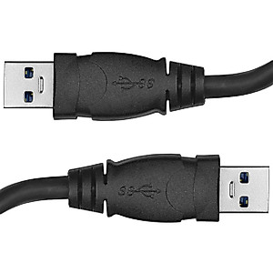 Mediabridge USB 3.0 - USB Cable (8 Feet) - SuperSpeed A Male to A Male