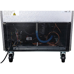 Nexel Reach In Split Door Freezer, 2 Solid Doors, 23 Cu. Ft.