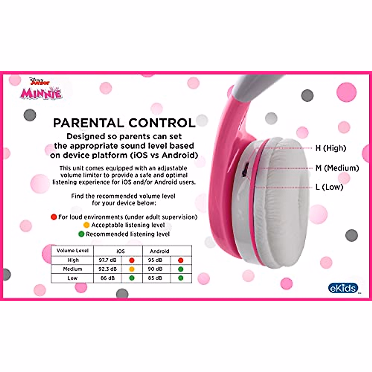 eKids IHOME Minnie Mouse Headphones