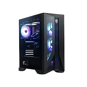MSI Aegis RS Gaming Desktop PC, Intel Core i7-12700KF, GeForce RTX 3060 Ti, 16GB Memory (Dual-CHL), 1TB NVMe SSD, WiFi 6E, Liquid Cooling, USB Type-C, Win 11 Home, Keyboard and Mouse (12TG-261US)