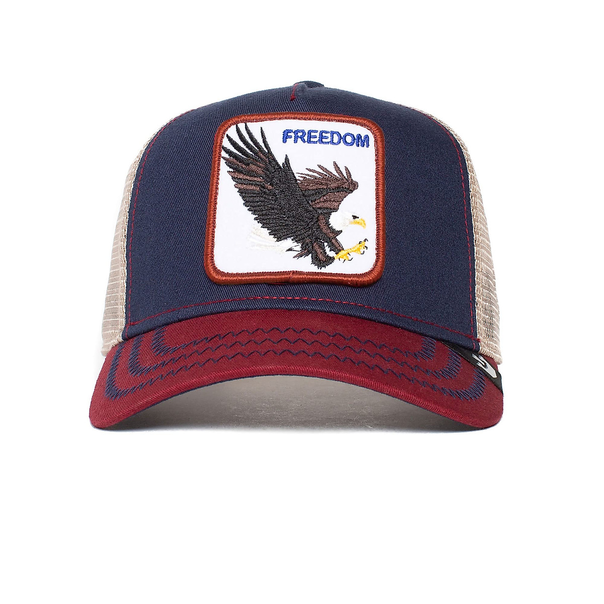 Goorin Bros. Mesh Trucker Cap, Indigo The Freedom Eagle, One Size