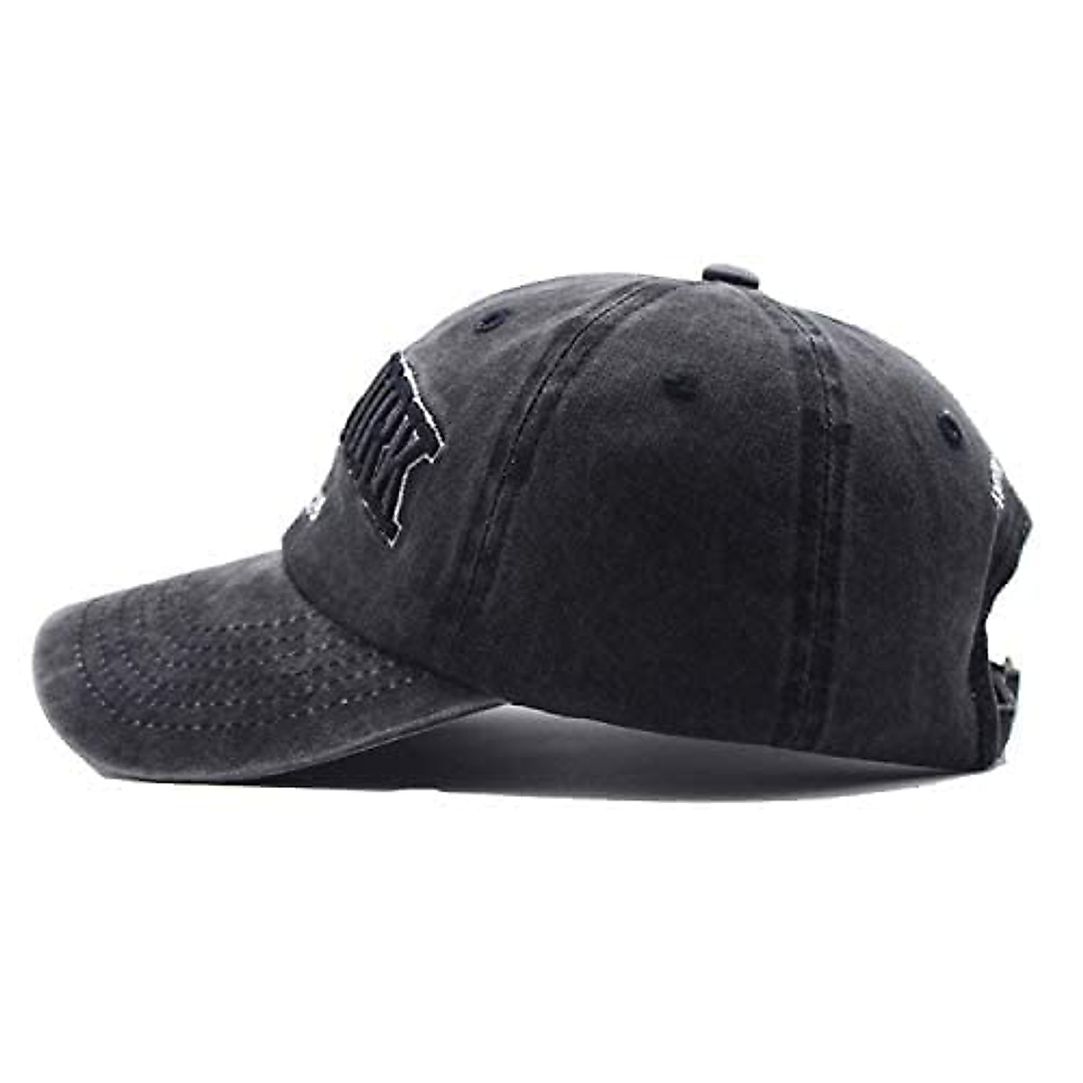 Women &Men New-York Letter Baseball Cap - Vintage Washed Denim Twill Dad Hat for Women Men