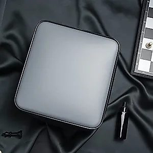 TIMCORR CD Case DVD Storage Case: 432 Capacity Hard Plastic DVD Case Holder Organizer Portable CD Wallet Binder Disc Holder Folder Blu Ray Album Sleeves for Car Home Travel | Audio Music (Grey)