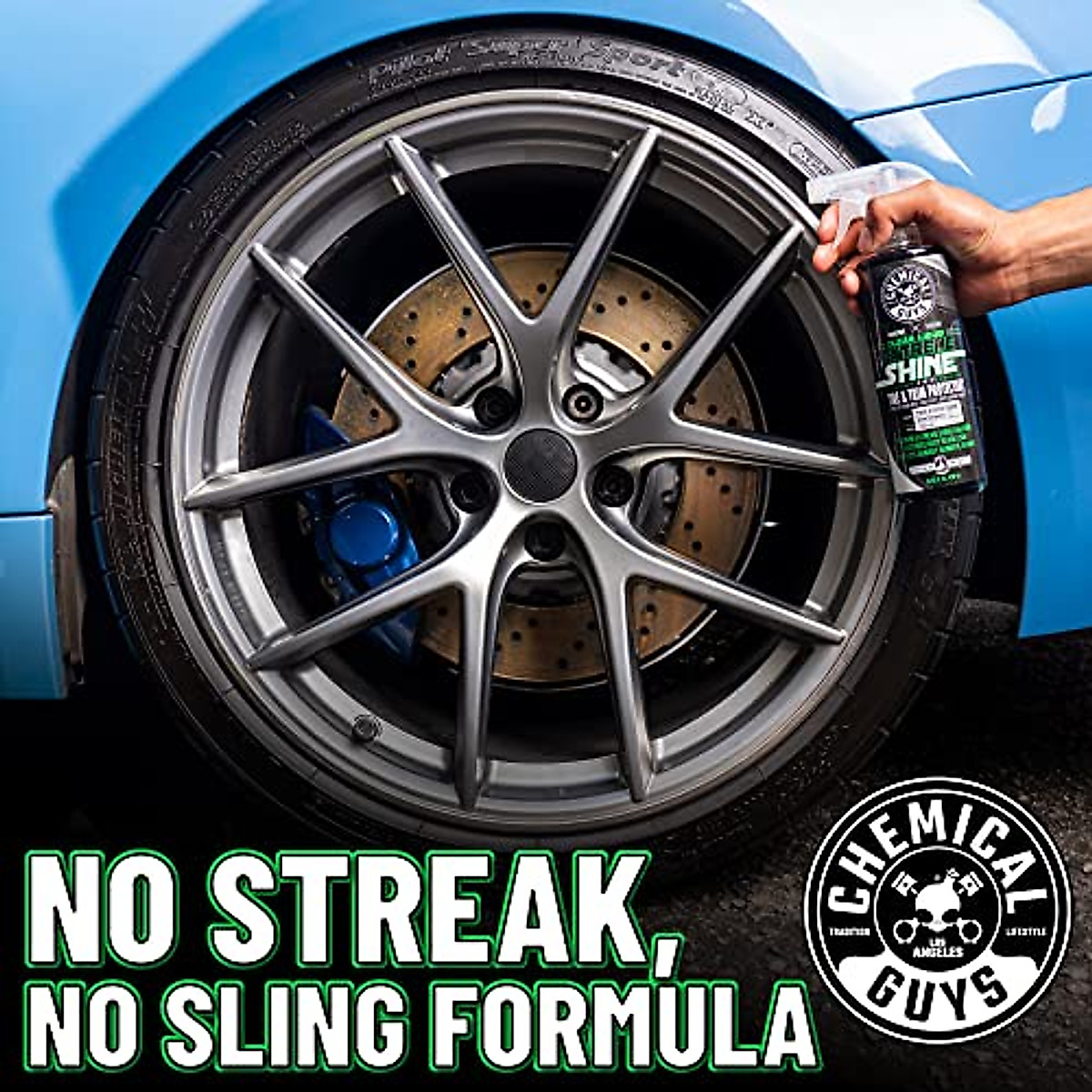 Chemical Guys - TVD11216 TVD11264 - Clear Liquid Extreme Shine Premium Sprayable Dressing and Protectant For Tires, Trim, Rubber and Plastic (16 oz)