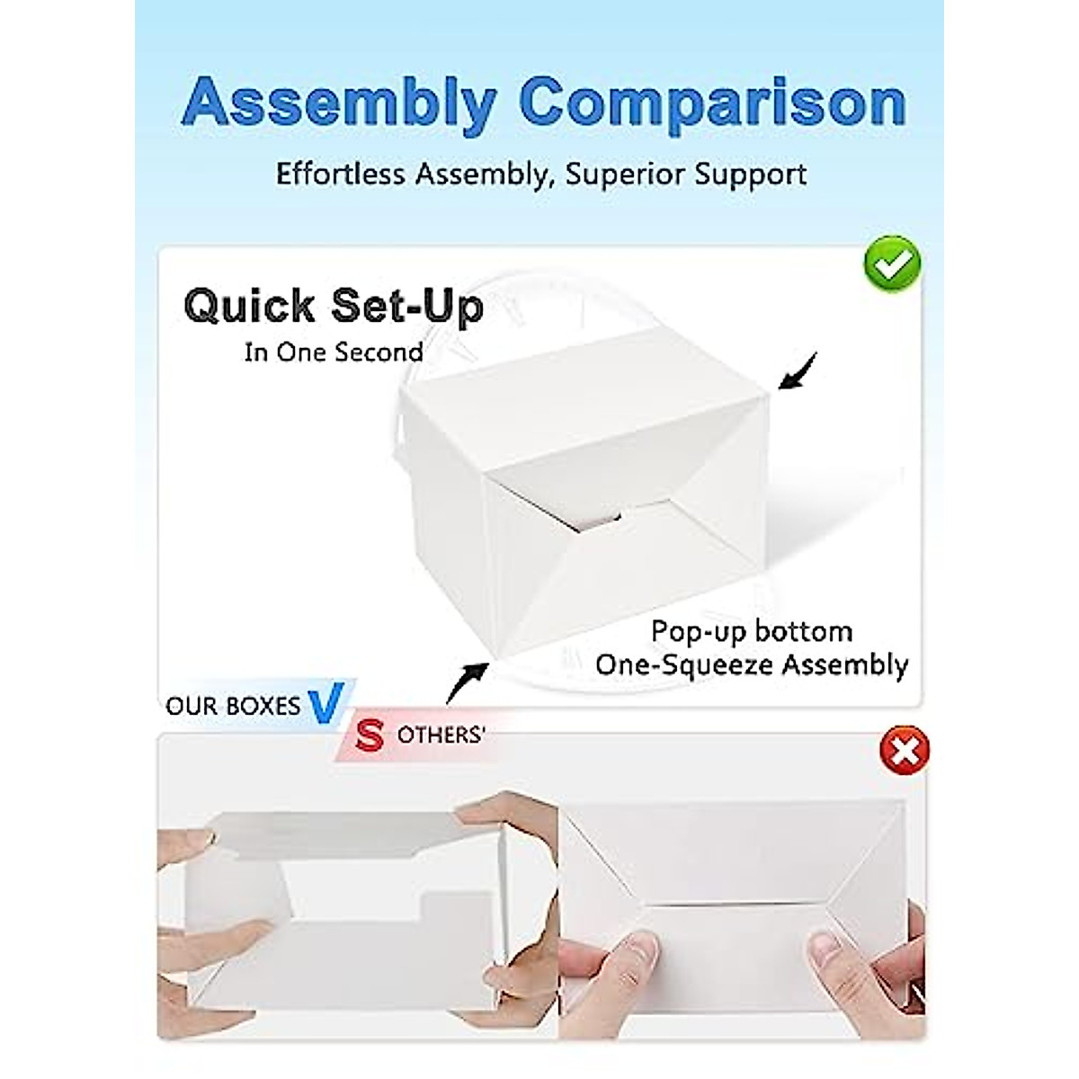 Shallive 25 Pcs Large Treat Boxes 9x6x6 Inch White Gable Gift Boxes with Handle Kraft Lunch Boxes Recycled Paper Gift Bags Take Out Cookie Boxes Welcome Boxes Candy Bags For Wedding Birthday Party Supplies