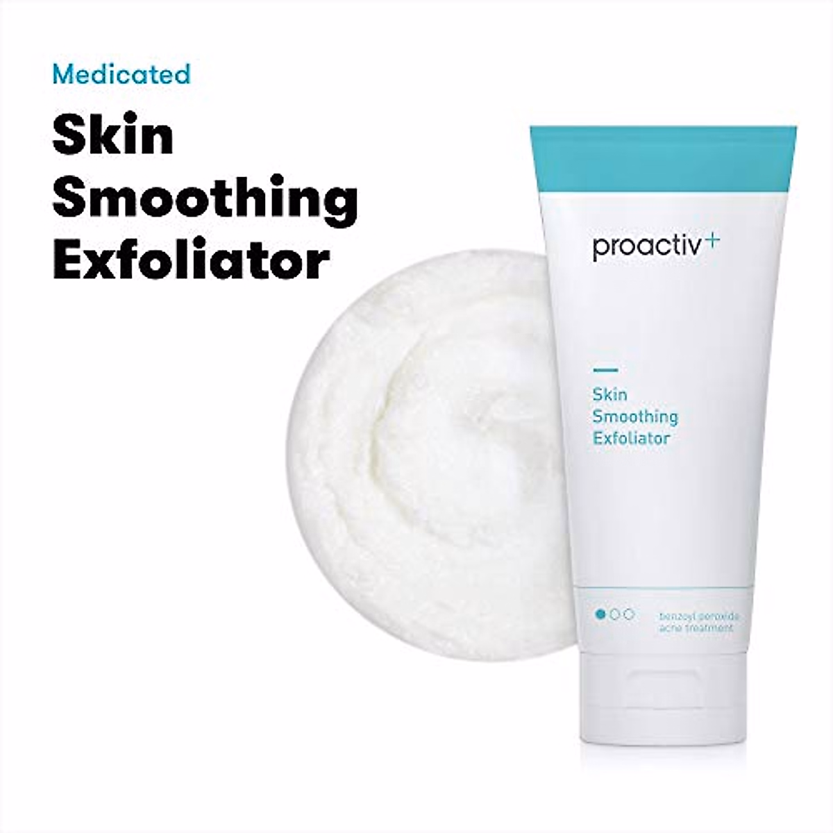 Proactiv+ Benzoyl Peroxide Wash - Exfoliating Face Wash for Face, Back and Body - Benzoyl Peroxide 2.5% Solution - Creamy and Gentle Moisturizing 90 Day Acne Treatment, 6 Oz