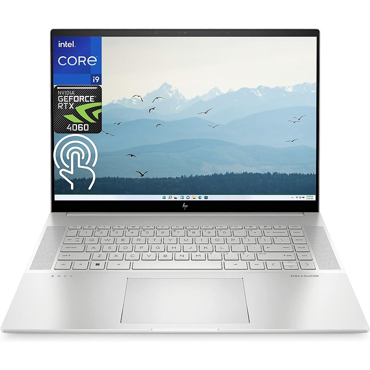 HP Envy 16 Touchscreen Gaming Laptop 2023, 16” 2K WQXGA Display, Intel Core i9 13900H(up to 5.4GHz, 14 cores), NVIDIA GeForce RTX 4060, 64GB DDR5 RAM, 2TB SSD, Backlit Keyboard, Windows 11 Home