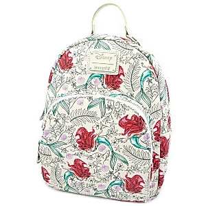 Loungefly The Little Mermaid Ariel Pattern Faux Leather Mini Standard