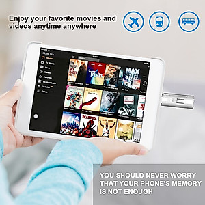 USB 3.0 Flash Drives, Y-Disk Photo Stick External Storage Memory Stick Compatible with Phone, iPad, Android, PC and More Devices (128GB, Gray)