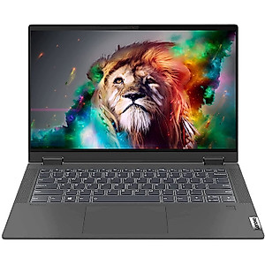 Lenovo Flex 5 14" 2-in-1 Touchscreen Laptop - 12th Gen Intel Core i5-1235U - 16:10 (1920 x 1200) Display - Thunderbolt 4 - Fingerprint Reader – Webcam - w/HDMI Cable (8GB RAM | 1TB PCIe SSD)