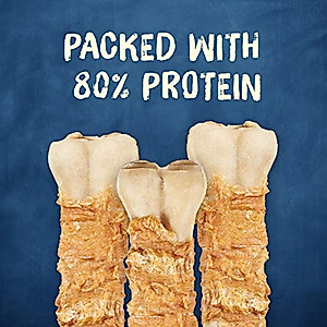 Purina Busy Grain Free Small/Medium Breed Dog Jerky Rawhide Treats, Jerky Wraps Beefhide & Chicken - (5) 4 ct. Pouches