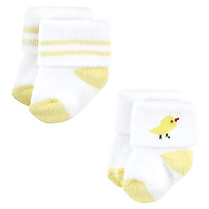 Hudson Baby baby girls Cotton Rich Newborn and Terry Socks, Farm, 0-6 Months US
