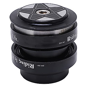 Shanrya Road Bike Headset Bearings, Flexible Rotation Mountain Bike Headset Rust Proof for 34mm Frame