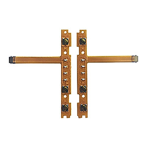 Rinbers Left Right Slide Rail Slider Bracket with Sensor Flex Cable Replacement with Repair Tool Kit for Nintendo Switch NS 2017 Joy-Con Controller Slide Bar (NOT for Console)