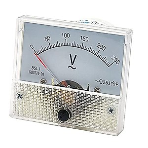 Heyiarbeit AC 0-250V Analog Panel Voltage Gauge 85L1 Volt Meter for Voltage Measurement Devices 1Pcs