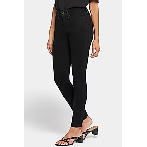 NYDJ womens Ami Skinny Legging Denim jeans, Black, 8 US