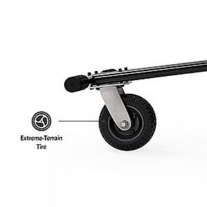 Jetson JetKart 2.0 Universal Hoverboard Attachment, 6" Tire, Bucket Seat, Adjustable Footrest Accommodates Most Heights, Ages 12+, Black, JKAR20-BK