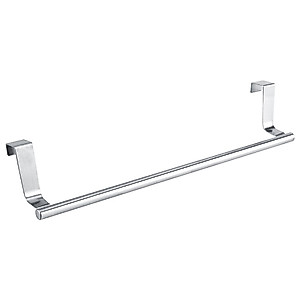 Yosoo Towel Hanging Rack, Stainless Steel Anti-Rust Anti- Cabinet Drawer Towel Hanging Rack for Kitchen Bathroom Living Room(Short)