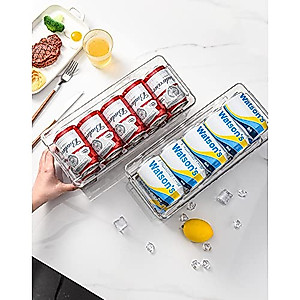 OnDisplay FIFO Refrigerator Soda/Beer Can Organizer - Stores 12 Cans in Fridge w/Auto Feed