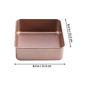 UPKOCH Bread Maker Bread Maker Toaster Oven Baking Pan Lasagna Pan 8 Inch Square Cake Pan Loaf Pan Muffin Pan for Bread Toast Cake Food Serving Tool for Home Kitchen Bread Loaf Pizza Pan
