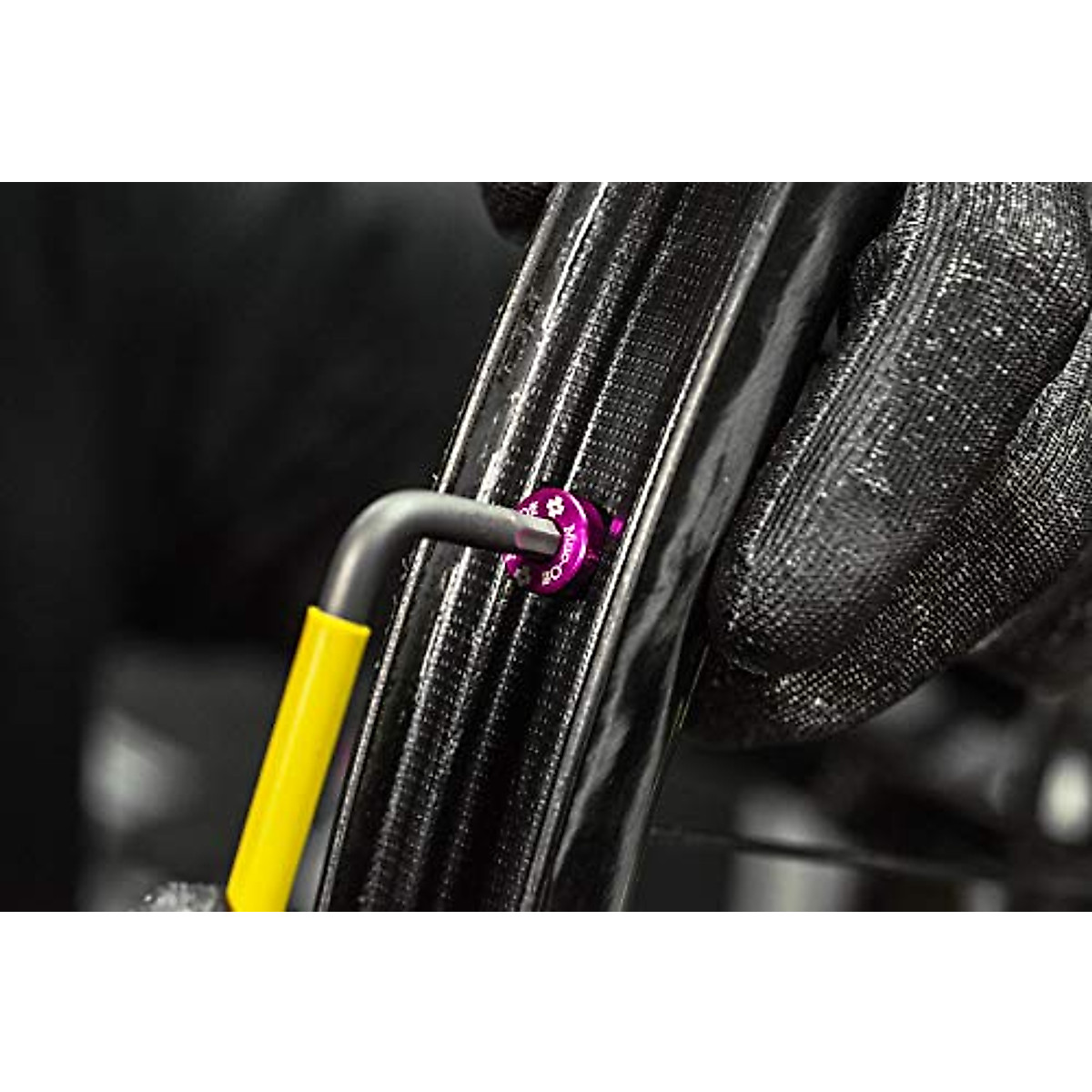 Muc Off 1051 Black Tubeless Presta Valves, 44mm - Premium No Leak Bicycle Valves with Integrated Valve Core Removal Tool