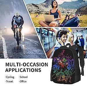 Sabia Cartoon Backpacks Game Protagonist 3D Printed Backpack Lightweight Durable Travel Backpack Laptop Backpack Casual Daypack Unisex Novelty Backpacks Game Fan Gift