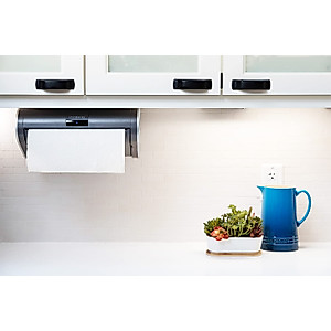 Innovia Automatic Paper Towel Dispenser. Touchless Technology. Works with Most Paper Towel Brands and Sizes. Dispenses The Number of Sheets You Need. Grey, Under Cabinet Mounted.
