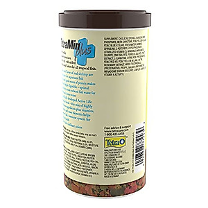 TetraMin Plus Tropical Flakes, Cleaner and Clearer Water Formula 7.06 Ounce (Pack of 1)