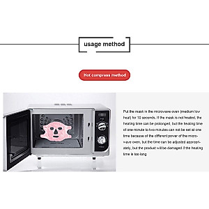 Jakuva Hot and Cold Therapy Full Face Gel Mask,Face Ice Mask for Woman Man,Gel Beads Eye Mask&Compress Pearl Treatment for Headache, Puffiness,Migraine Relief,Face SPA & Overall Skin Care (Pink)