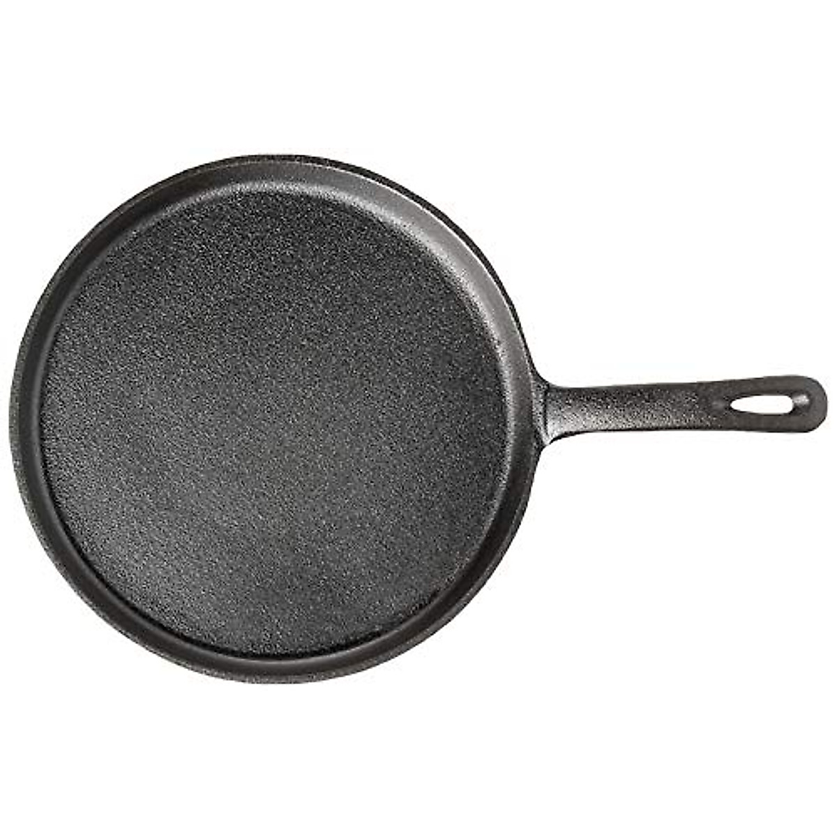 Jim Beam 10.5" Pre Seasoned Cast Iron Skillet for Grill, Gas, Oven, Electric, Induction and Glass, Black