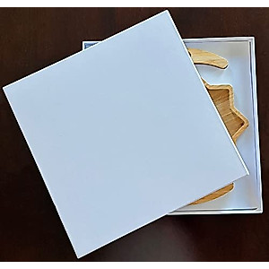 Suqoon Wooden Crescent Moon & Star Tray - Crystals & Stones Holder - Exquisite Serving Tray Set for Appetizers, Cookies - 11.5 inch Crescent Moon Tray for Healing Crystals Storage & 8 inch Star Tray