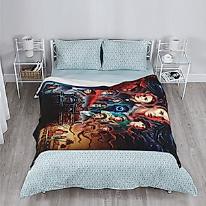 Things Blanket Christmas Throw Blanket Flannel Fleece Blanket Super Soft Warm and Cozy for Sofa Bed Couch Travel Blanket 50"x40"