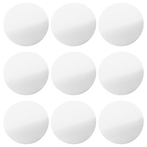 Hemoton 40pcs Aluminum Foil Red Wine Pourer Disc Slice Flexible Drip Stop Pour Spouts Disk for Christmas(Silver)