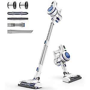 ORFELD Cordless Vacuum Cleaner, 22000Pa Powerful Cordless Vacuum 6 in 1, 35Mins Long Runtime, Lightweight & Ultra-Quiet Stick Vacuum for Hardwood Floor Carpet Pet Car Cleaning