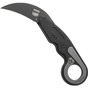 CRKT Provoke First Responder Folding Pocket Knife: Morphing Karambit, D2 Blade Steel, Kinematic Pivot Action, Integrated Safety Lock, Low Profile Pocket Clip, Glass Breaker, Sheath 4042
