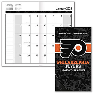 Turner Licensing, Philadelphia Flyers 17 Month 2024 Pocket Planner