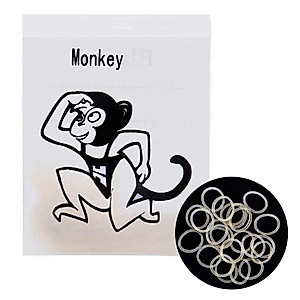 Dental Orthodontic Rubber Bands Orthodontic Elastic Orthodontic Supply (3/8", 3.5 Oz)