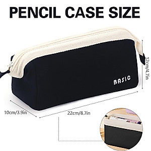 MAMUNU Pencil Case Wide-Open, Big Capacity Pencil Case, Pencil Case Pouch Large, Portable Pencil Case for Girls Boys Pencil Pen Bag for School Students Office College Adults