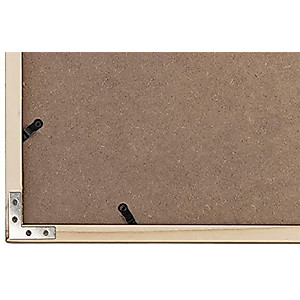Displays2go 40" x 13.5" Extra-Wide Format Picture Frame, Wood Molding - Dark Brown Finish (PNFA40135W)